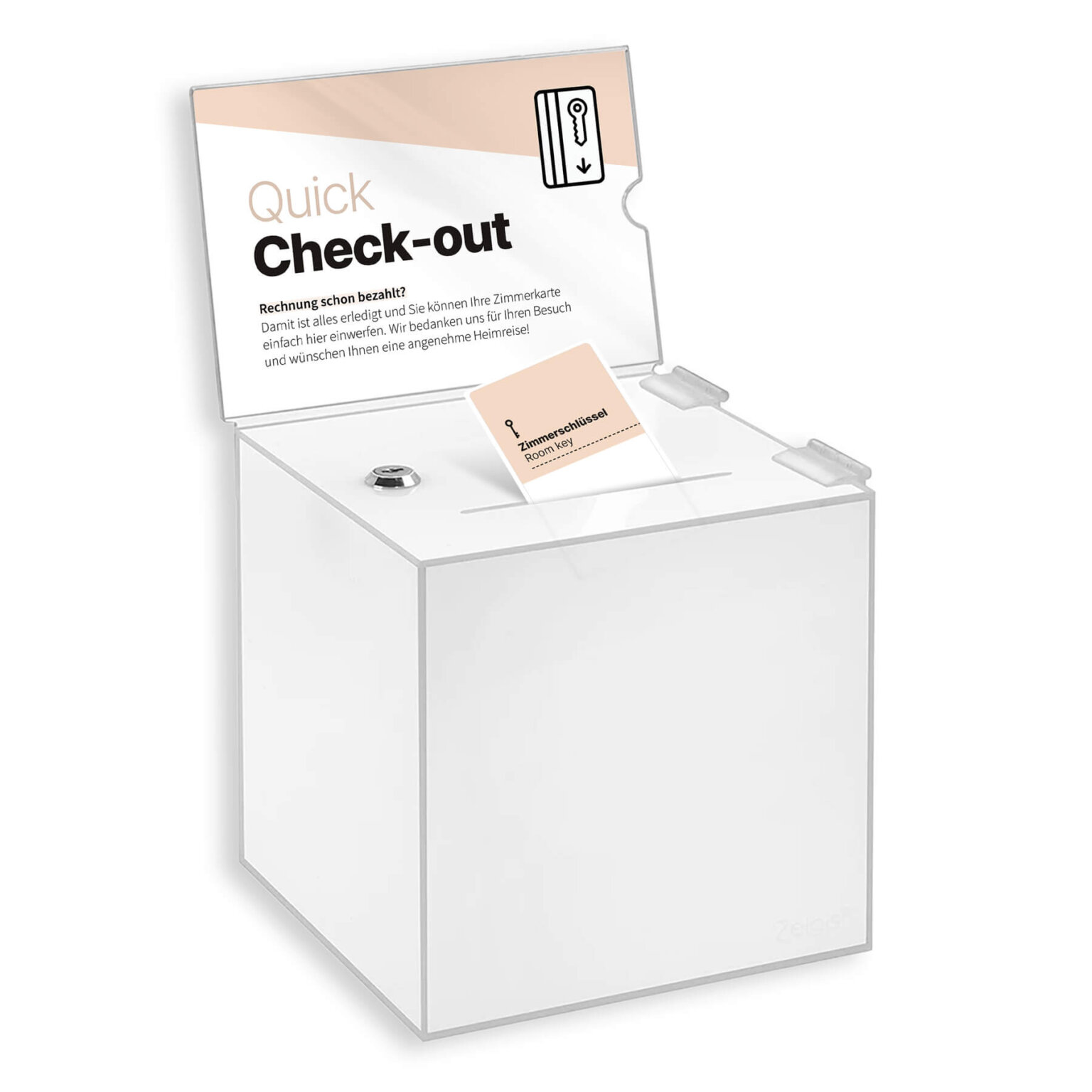 Check-out Box für Hotels | Praktische Abreiselösung für Gäste