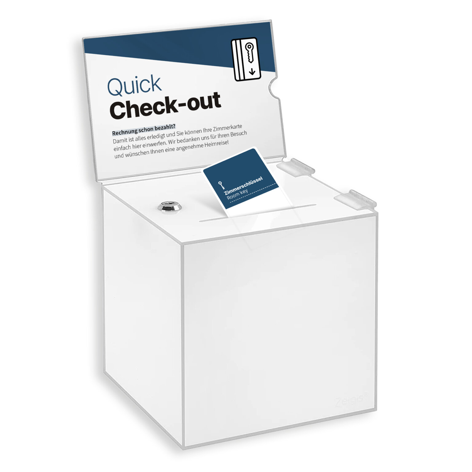 Check-out Box für Hotels | Praktische Abreiselösung für Gäste